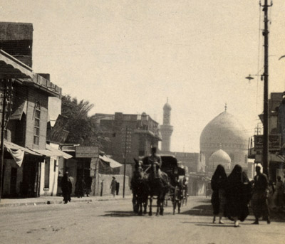 MIDEASTIMAGE :: View Image 'New Street or Rashid street in baghdad 1928'